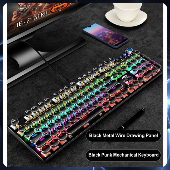 Bàn Phím Cơ Gaming Keycap Led HP GK400Y Nút Tròn Bàn Phím Máy Tính ...