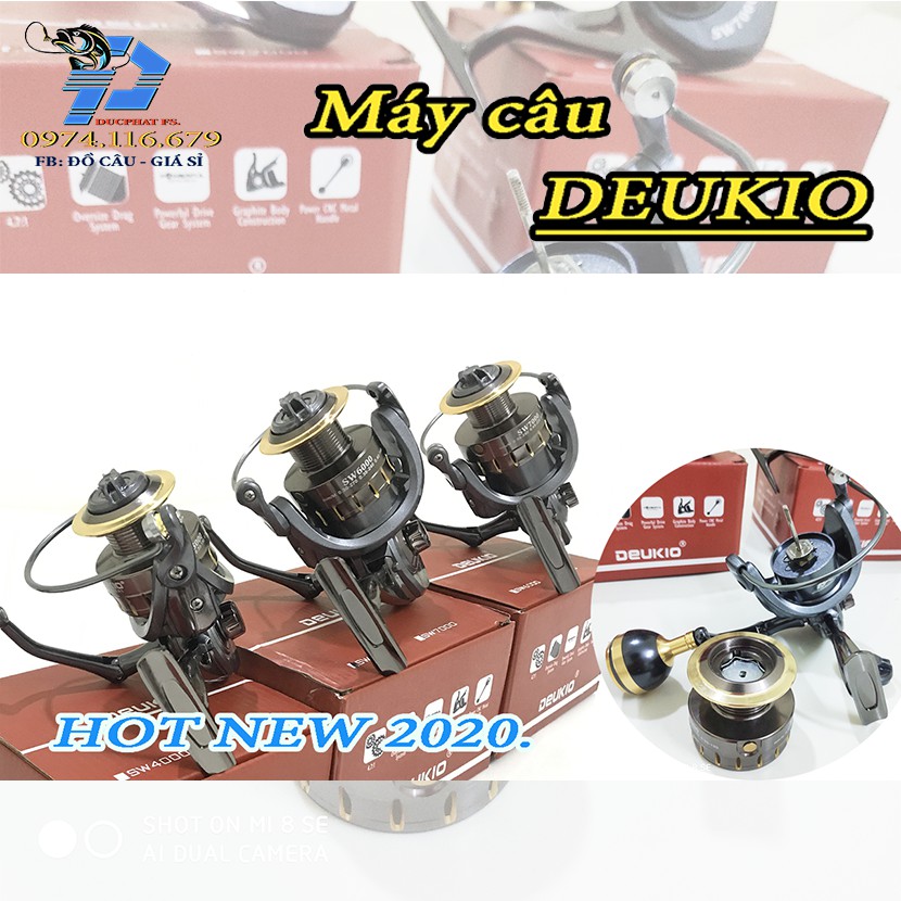 MÁY CÂU DEUKIO SW 5000 6000 7000 HOT NEW 2020 ! TAY QUAY NÚM ĐỘ ...