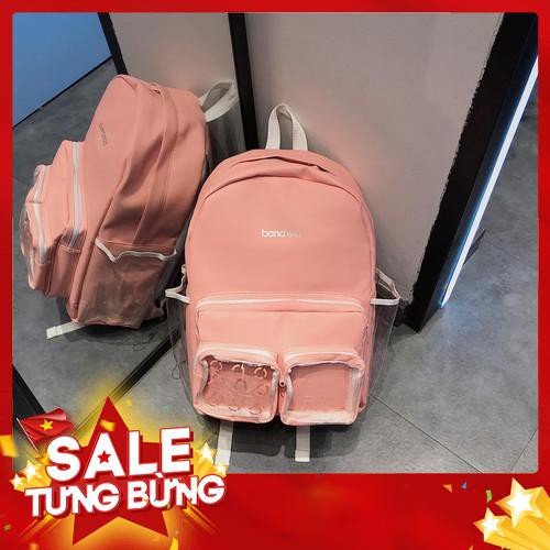 BALO BANAWA LOWKEY HIGHKEY BACKPACK UNISEX (ĐEN/HỒNG) - TẶNG KÈM GIẤY THƠM | Shopee Việt Nam