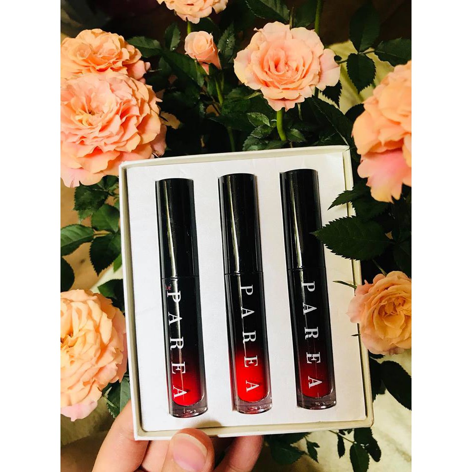 Set Son mini Parea của Chu Liptick kèm quà tặng(Túi + Kem tẩy trắng ...