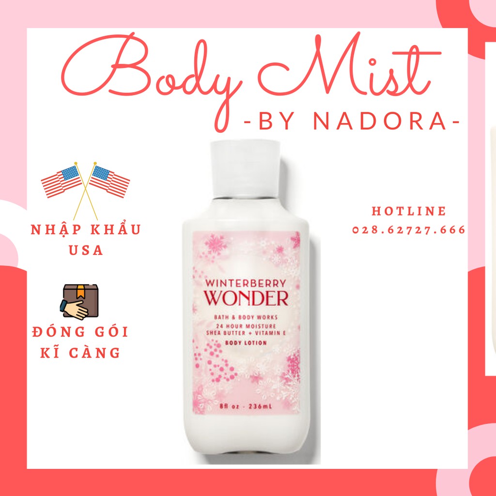 Sữa Dưỡng Thể Bath And Body Works - Winterberry Wonder Body Lotion ...
