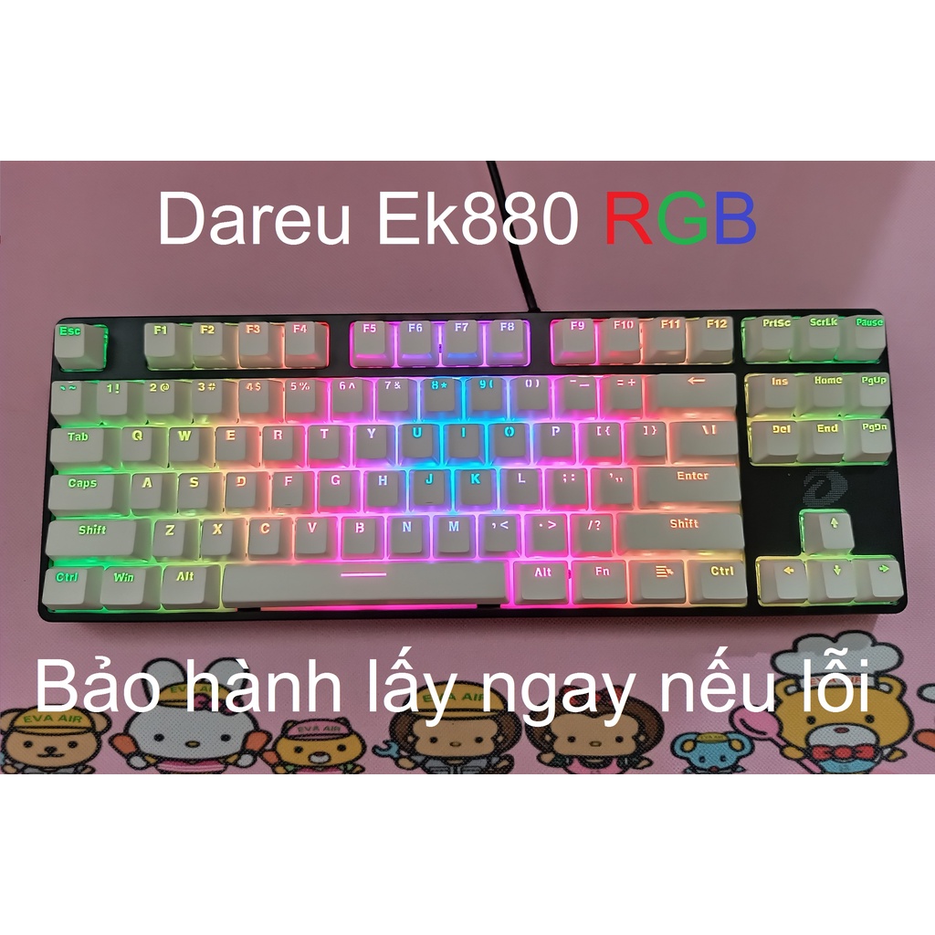 Phím cơ Dareu EK884 RGB, Dareu EK880 RGB new chính hãng BH 2 năm ...