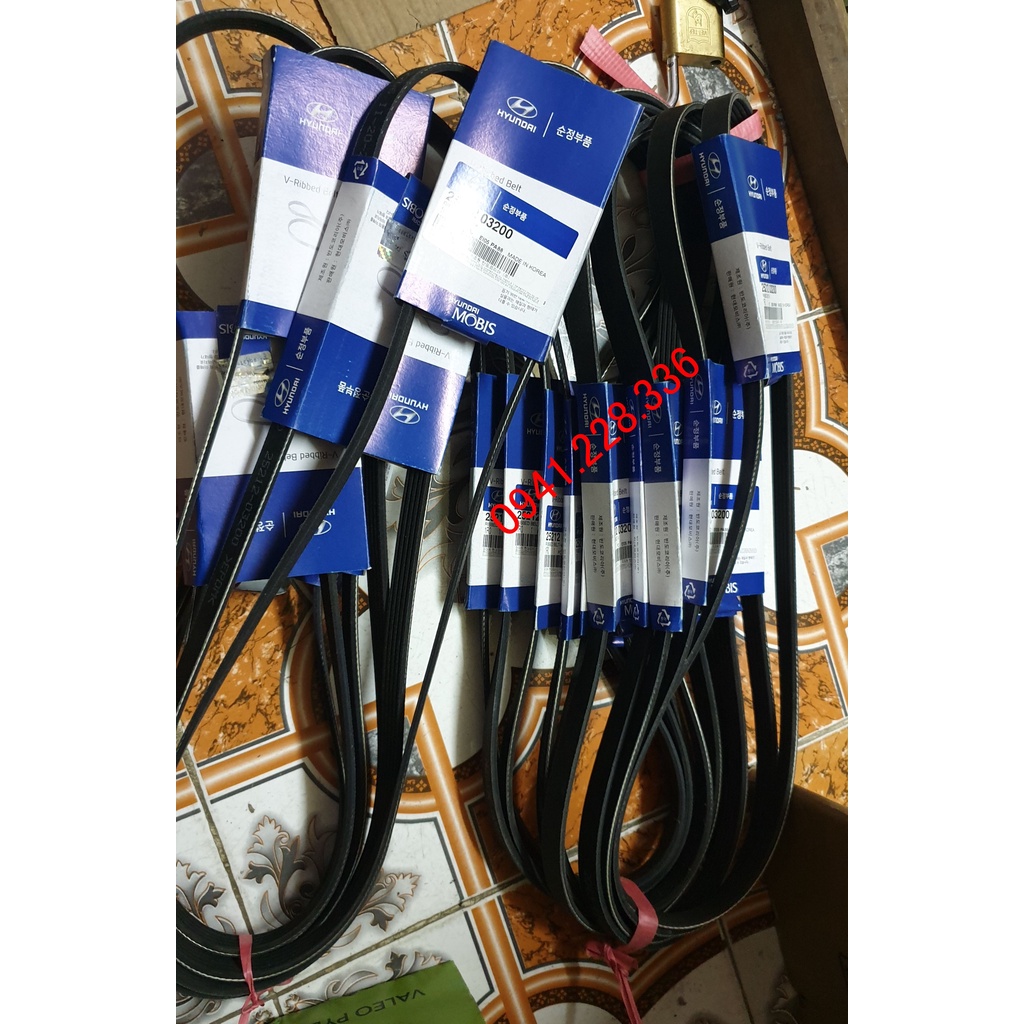 Dây curoa tổng (5PK1210) Kia Moring,Hyundai Accent Máy 1.2 chính hãng ...