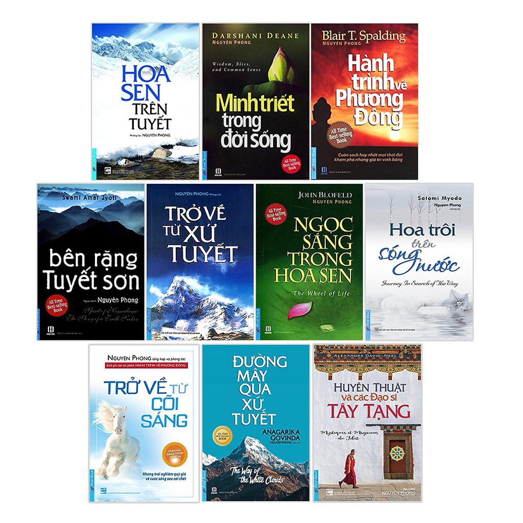 Sách - Trọn Bộ 15 Cuốn Sách Của Tác Giả Nguyên Phong (FN) | Shopee Việt Nam