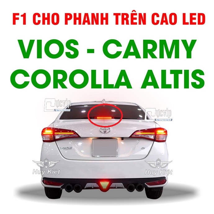 TOYOTA - Mạch Tạo Chớp Nháy F1 Cho Đèn Phanh LED Trên Cao Vios, Camry, Corolla Altis Sẵn Giắc ...