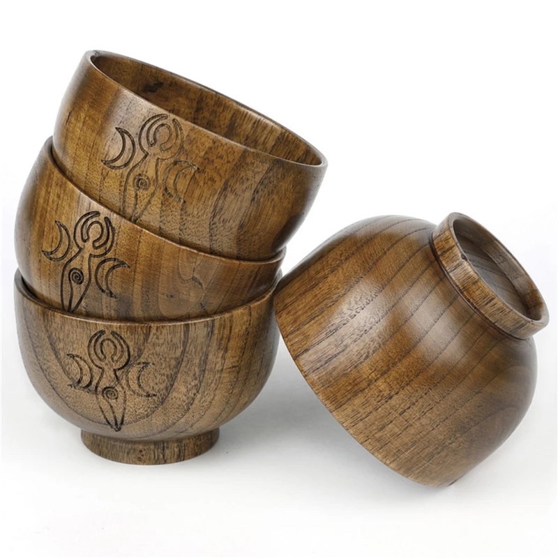 BÁT GỖ khắc biểu tượng phù thủy | Trang trí Altar - Thực hành ritual ...