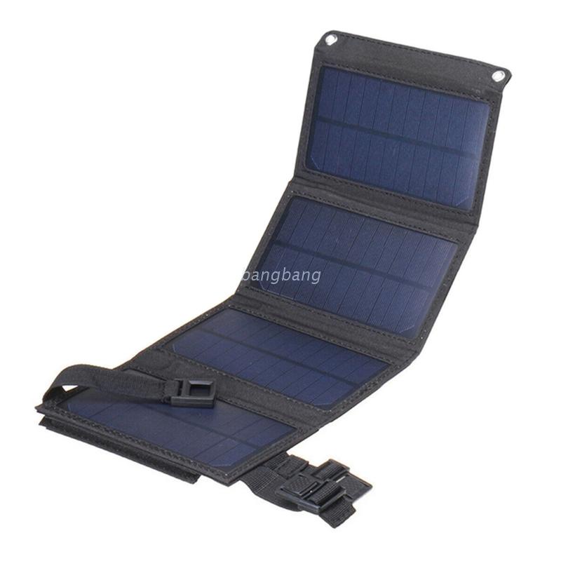 8W Foldable Solar Panel 5V USB Flexible Small Waterproof Folding ...