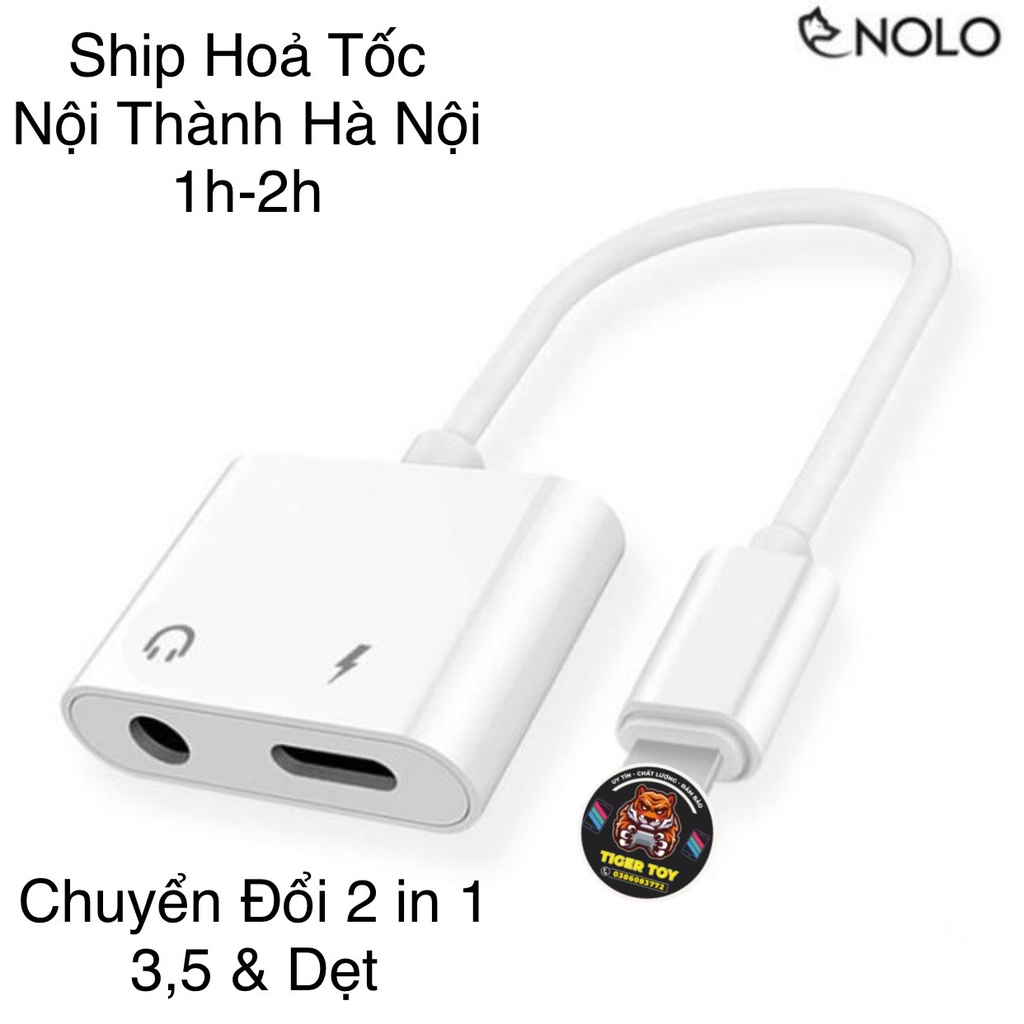 Jack chia cổng 2 trong 1 vừa Sạc pin và nghe nhạc cùng 1 lúc loại xin ...