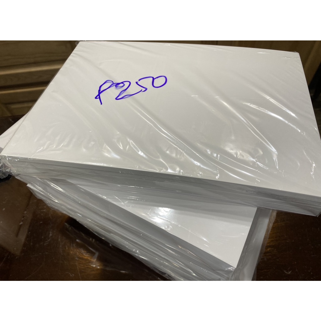 Giấy A4 Fort định lượng 250gsm - A4 - [xấp 100 tờ] | Shopee Việt Nam