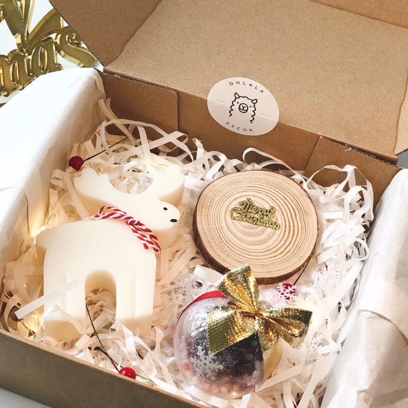 | White Christmas Set | Set nến thơm quà tặng phiên bản giới hạn Noel ...