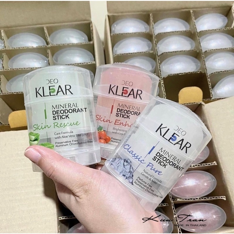 Lăn Nách Đá Khoáng Klear Thái Lan Khử Mùi, Khô Thoáng Cả Ngày | Shopee ...