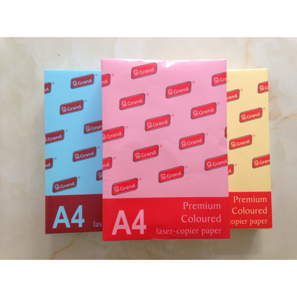 Giấy Photo Màu Summer A4 80gsm | Shopee Việt Nam