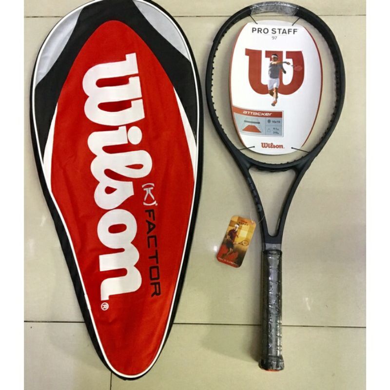 vợt tennis Wilson PRO STAFF 97L 290g ( tặng lưới đan sẵn trên vợt và cuốn cán) | Shopee Việt Nam