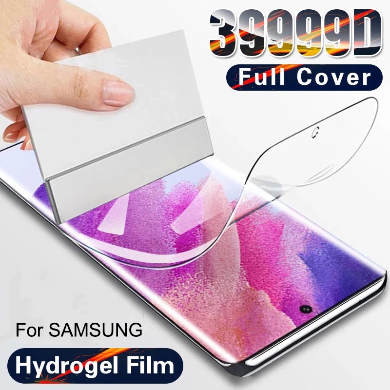 Kính Cường Lực Hydrogel Mềm Cho Samsung Galaxy S22 S21 S20 S10 S9 S8 Plus S21FE S20FE S7 Edge ...