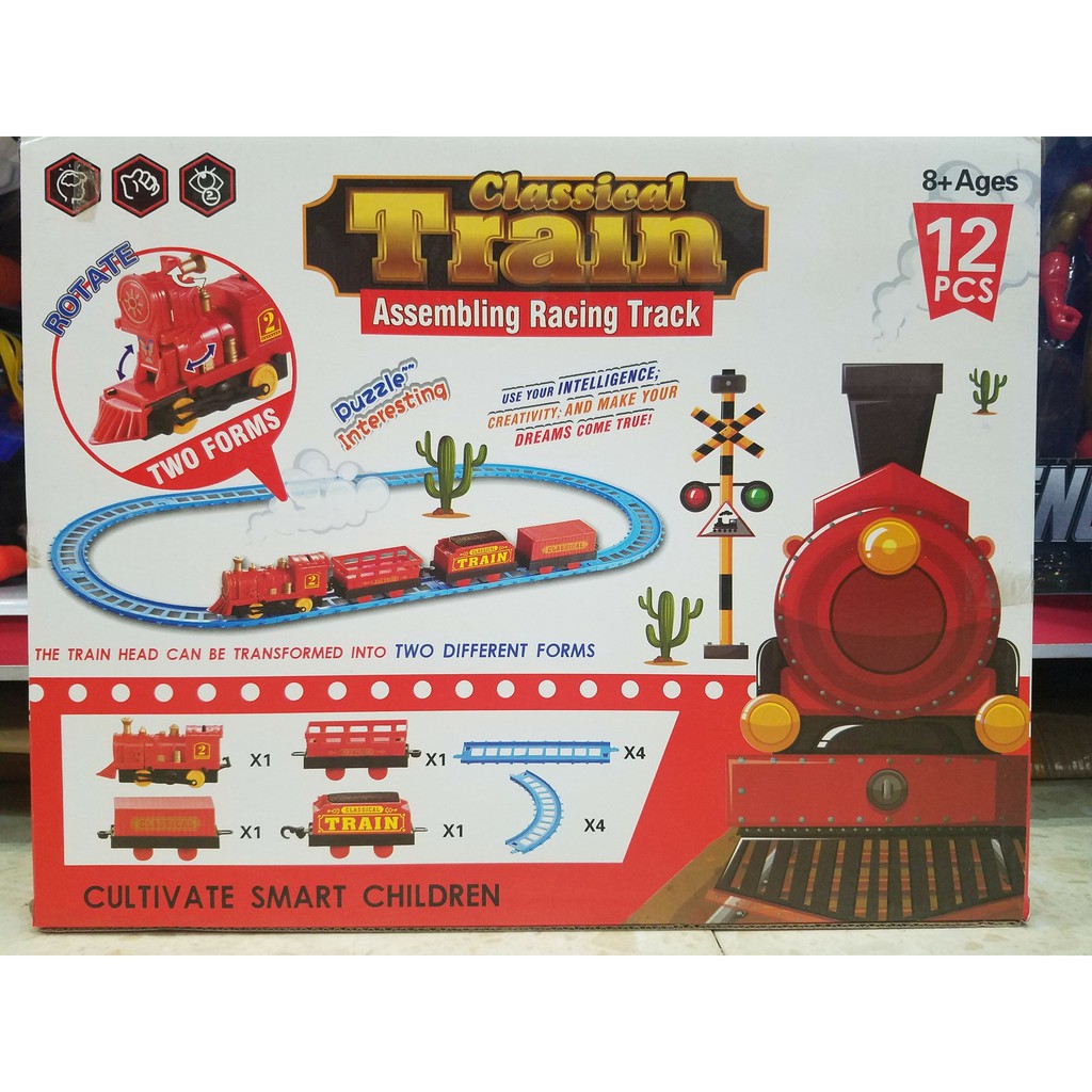 Bộ lắp ghép đường ray tàu hỏa kèm 4 toa tau chạy pin,hàng chất lượng cao giá tốt | Shopee Việt Nam