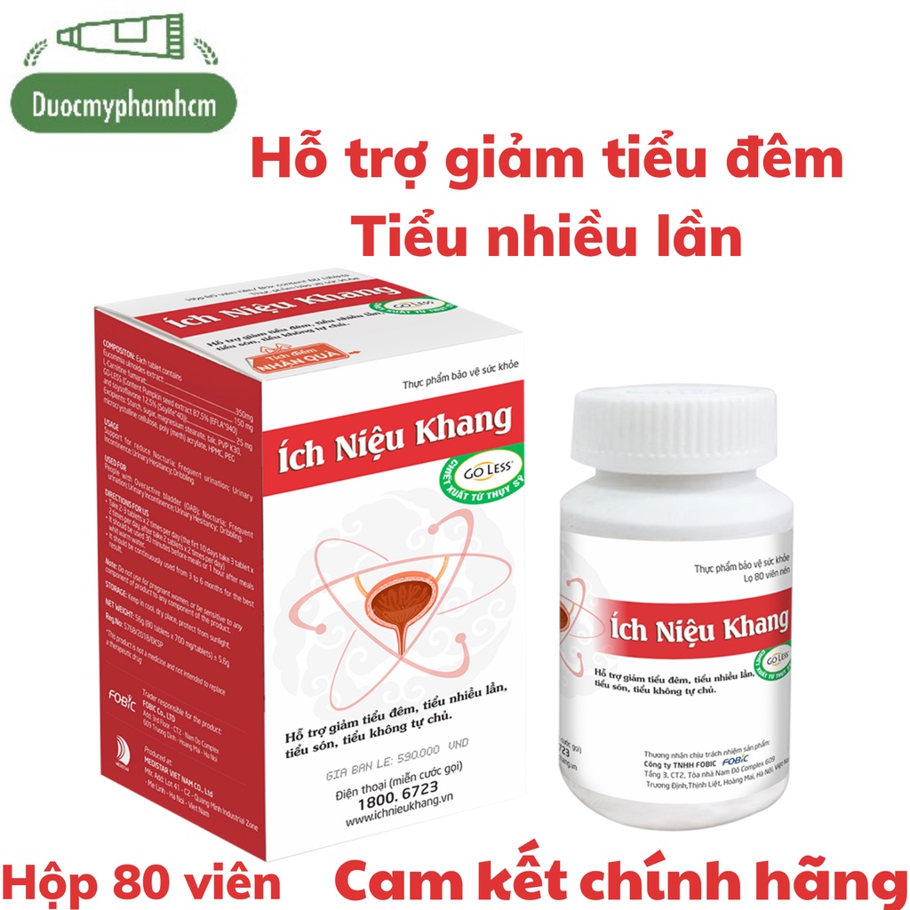 [HCM] Ích Niệu Khang Hỗ Trợ Giảm Tiểu Đêm ( Lọ 80 viên ) | Shopee Việt Nam
