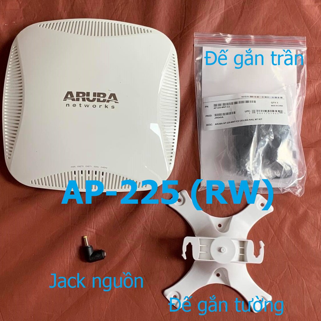 Bộ phát wifi Aruba AP-225 (RAM 512MB), AP-207, AP-205, IAP-205 tặng kèm ...