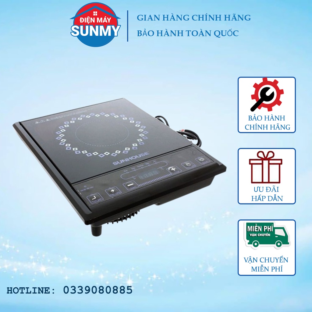 Bếp hồng ngoại cơ Sunhouse SHD6011 2000W - Bảo hành chính hãng - Điện ...