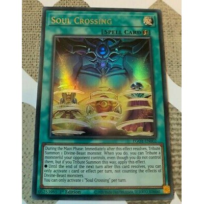 Thẻ bài YUGIOH - Soul Crossing - EGO1-EN002 - Ultra Rare 1st Edition ...