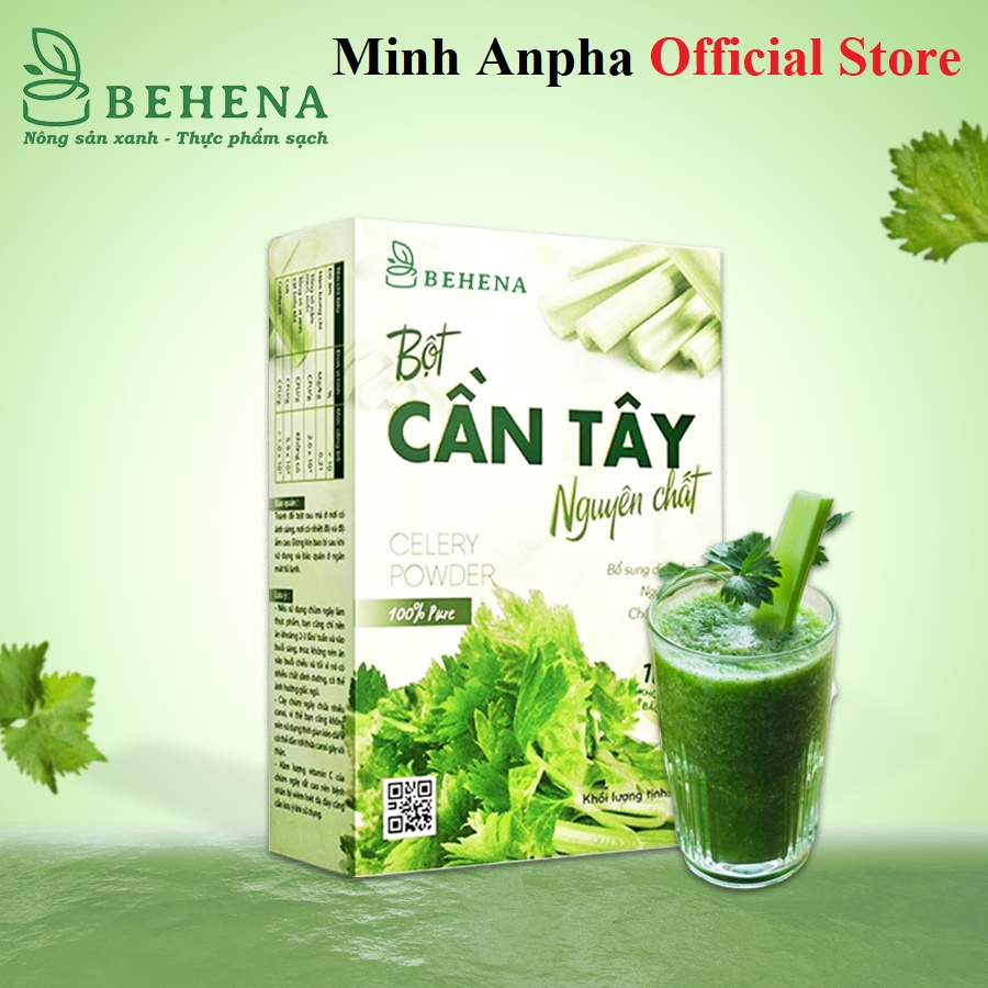 Bột cần tây giảm cân nguyên chất Behena sấy lạnh pha mật ong nước uống ...