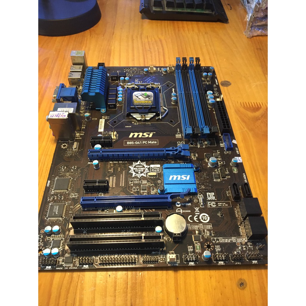 Combo main B85 4khe ram chuyên game + cpu tặng kèm fan tản nhiệt ...