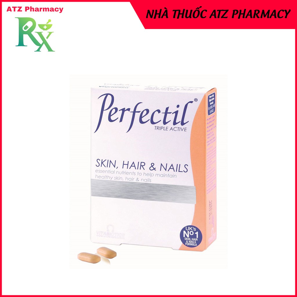 Vitabiotics Perfectil Skin, Hair & Nails - Hỗ trợ điều trị các bệnh lý ...
