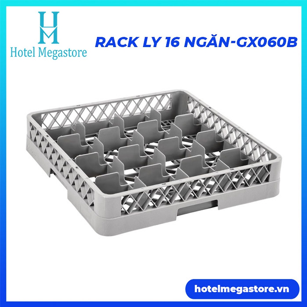 Rack ly 16 ngăn-GX060B, RACK NHỰA SỬ DỤNG TRONG NHÀ BẾP, MÁY RỬA CHÉN ...