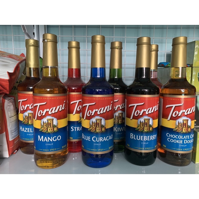 Siro Syrup Torani Chai Thủy Tinh Có Đủ Các Mùi Chai 750ml | Shopee Việt Nam