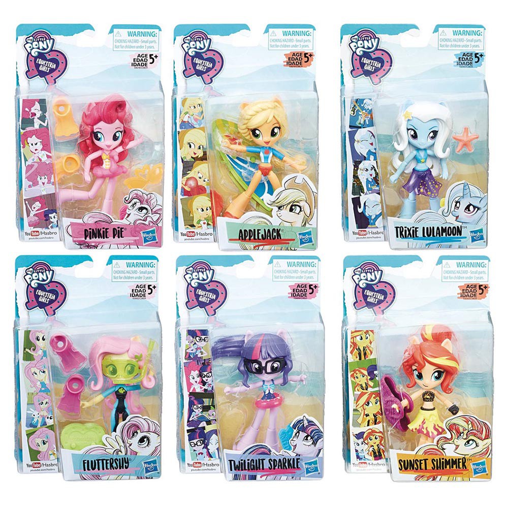 Búp bê My Little Pony những cô gái Equestria phiên bản trên bãi biển ...
