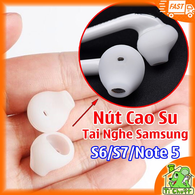 [1 CẶP] Nút Cao Su Bọc Tai Nghe Samsung S6, S7, Note 5, Note 7/Fe, Level U | Shopee Việt Nam