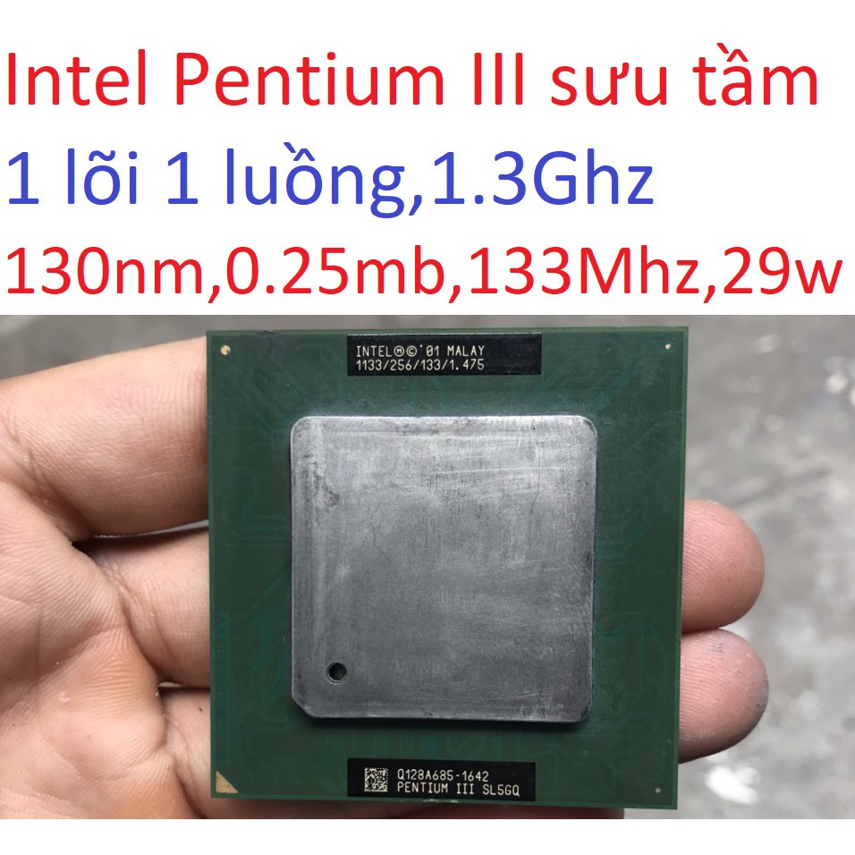 tặng keo - bộ vi xử lý CPU Intel Pentium 3 III Xeon socket 370 603 cho ...