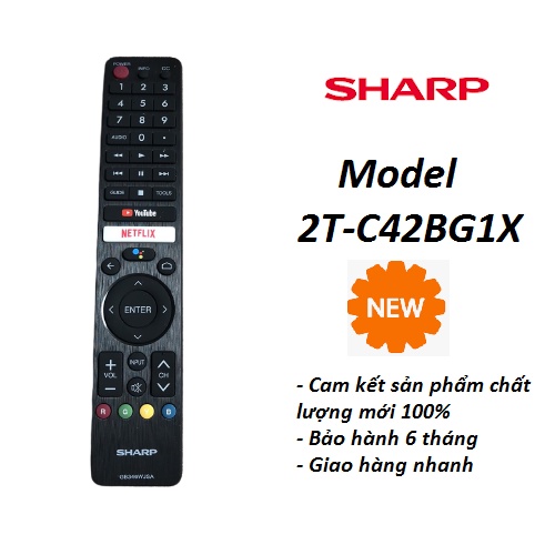 Điều khiển tivi sharp giọng nói, Remote Sharp 42 inch 2T-C42BG1X có tìm ...