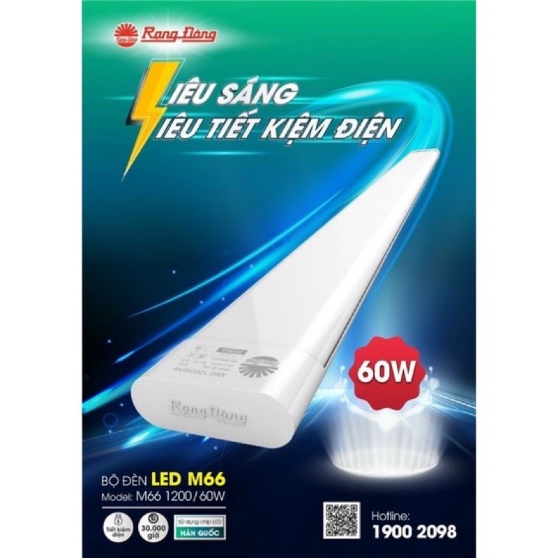 Đèn Led bán Nguyệt M66 1200/60W Rạng đông | Shopee Việt Nam