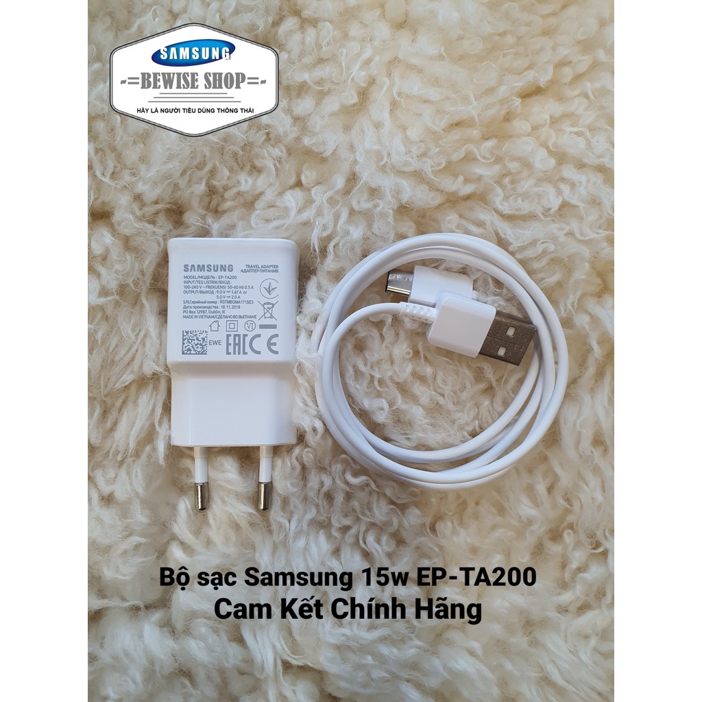 Bộ Sạc Nhanh Cho Các Dòng Điện Thoại Samsung Chân Type C EP-TA200 | Shopee Việt Nam