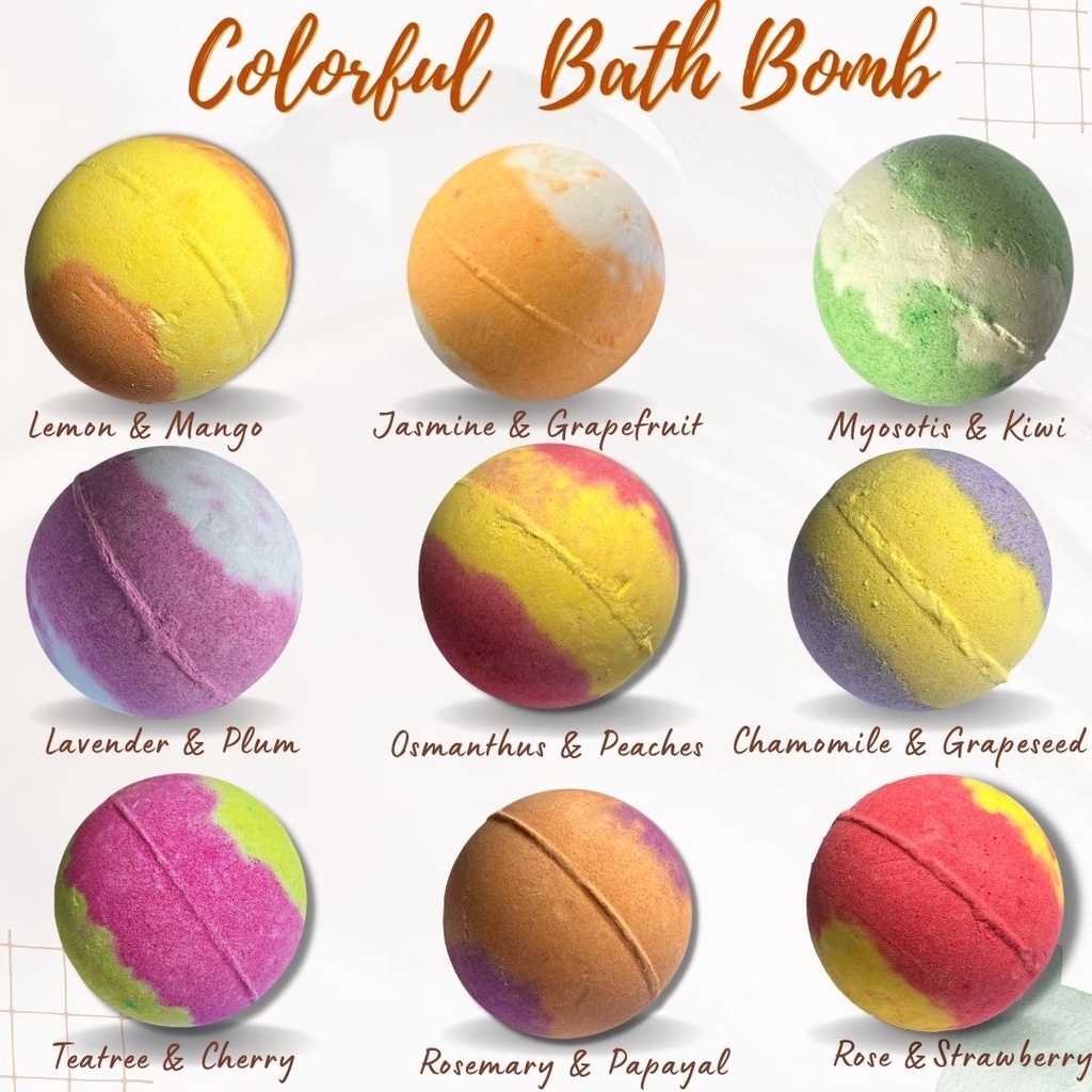 [CÓ SẴN] Colours Romantic Bath Bombs - Bom Tắm Sắc Màu Nhiều Mùi Hương ...