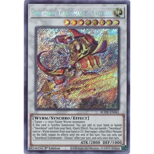 Thẻ bài Yugioh - TCG - Swordsoul Grandmaster - Chixiao / BODE-EN041 ...
