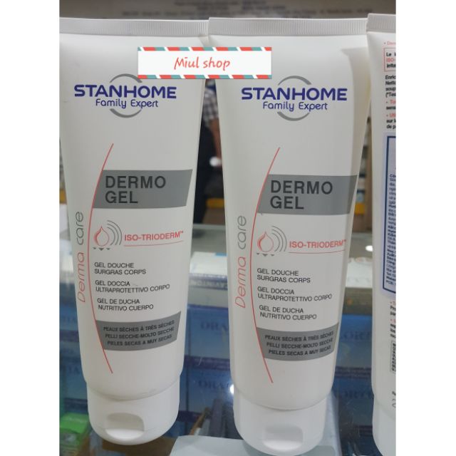 STANHOME DERMO GEL 250ML - Sữa tắm không xà phòng dành cho da khô và da ...