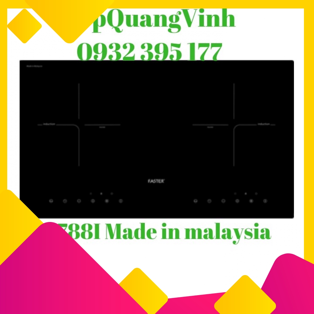 Bếp từ đôi Faster FS 788I Made in Malaysia, inverter tiết kiệm điện ...