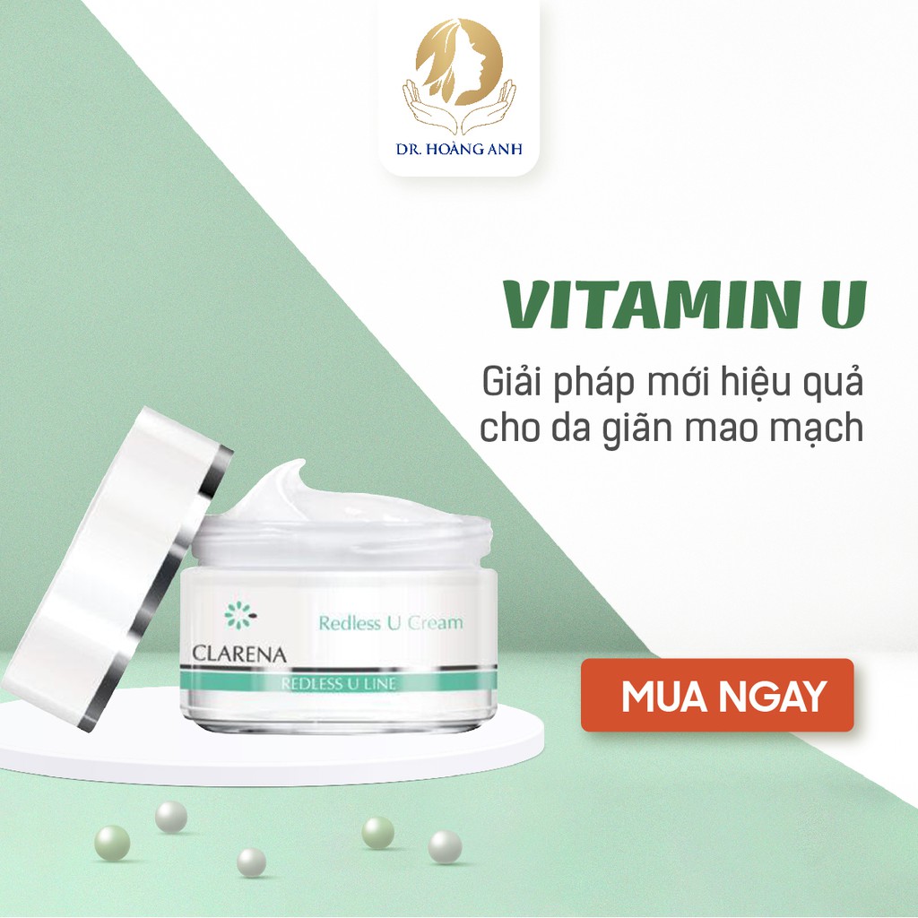 Redless U Cream Kem dưỡng dành cho da bị giãn mao mạch, mẩn đỏ, kích ứng | Shopee Việt Nam