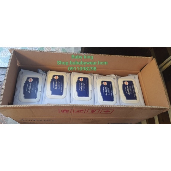 [Sỉ]. Thùng 10 gói khăn ướt Dodami Deluxe Hàn Quốc dòng cao cấp màu ...