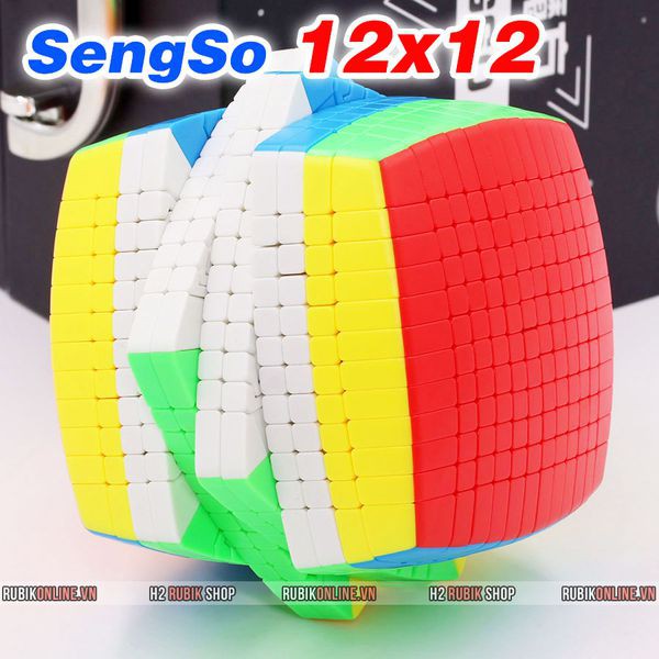 [Khủng] Rubik 12x12 độc nhất vô nhị ShengShou SengSo 12x12 Nhựa màu bền ...