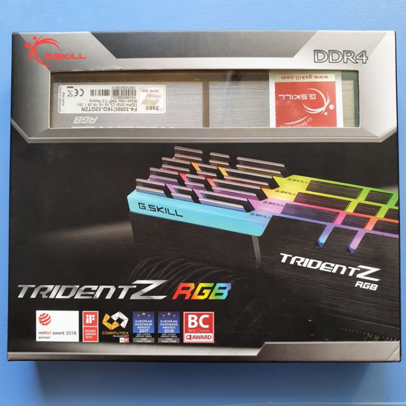 Kit RAM DDR4 G.skill TridentZ 32Gb ( 4x8Gb) bus 3200 2nd | Shopee Việt Nam