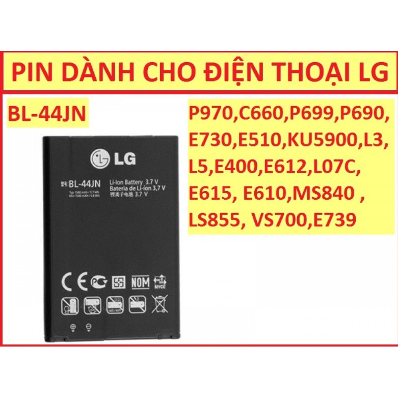 Pin thay thế dành cho LG BL-44JN | Shopee Việt Nam