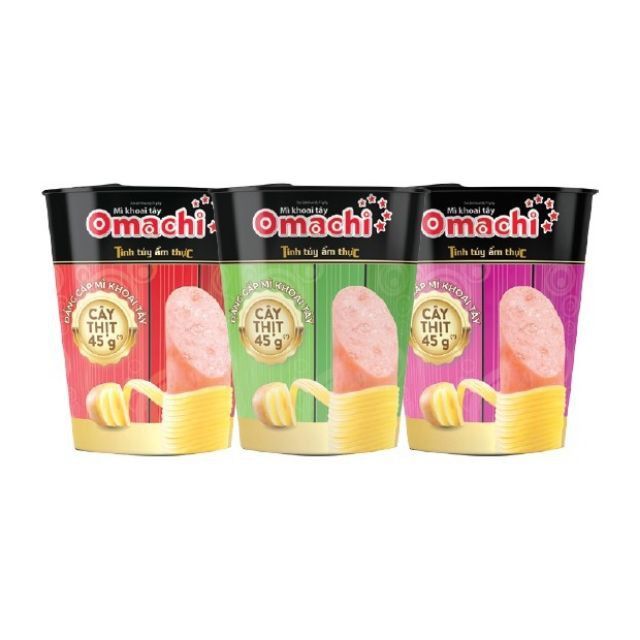 Mỳ Omachi có thịt thật ly 113gr | Shopee Việt Nam