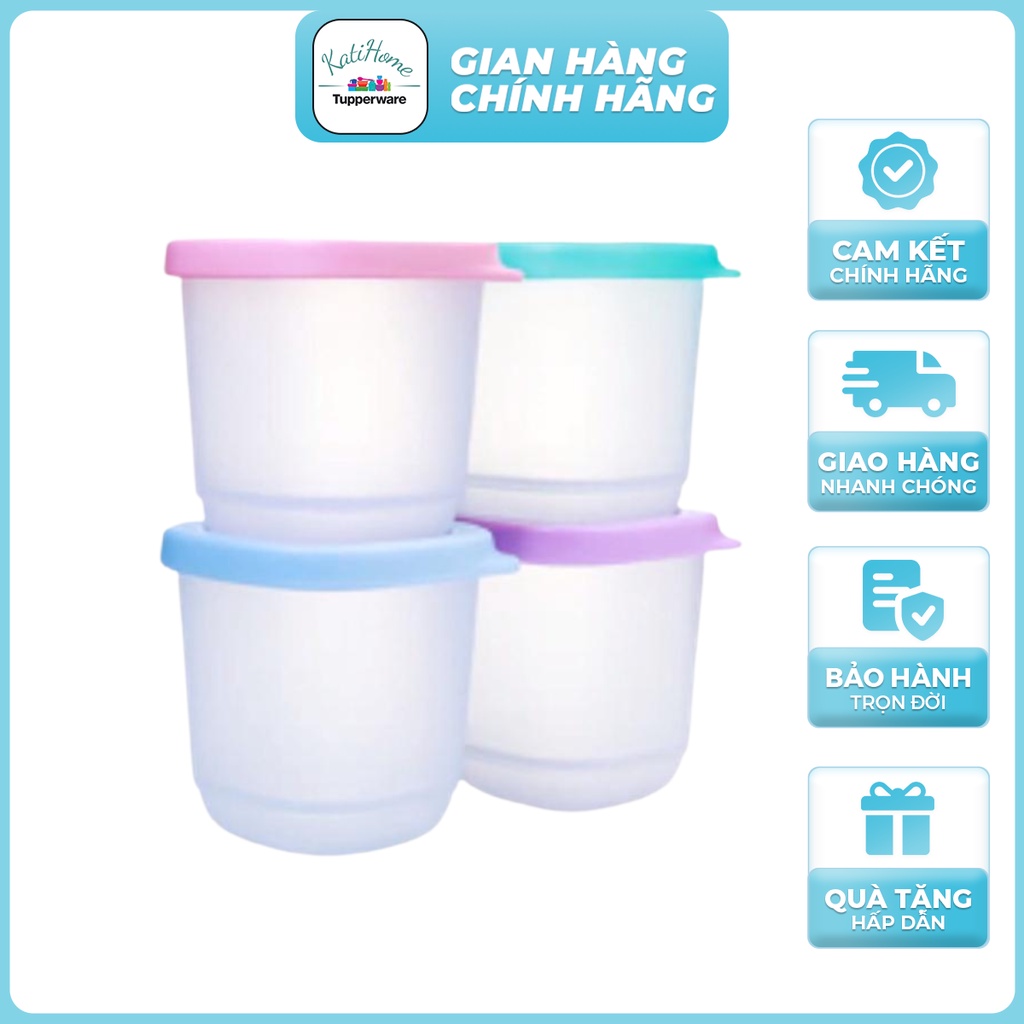 Bộ Hộp Bảo Quản Thực Phẩm Tupperware Cubix Mini Square Chất Liệu Nhựa ...