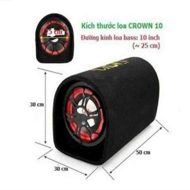 Loa crown số 10 đế tròn bluetooth( có 12v hoặc 24v) | Shopee Việt Nam
