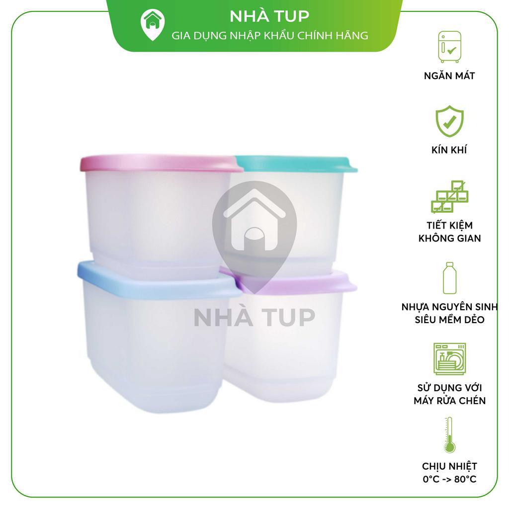Bộ hộp Tupperware Mini Rectangular 250ML (4) | Shopee Việt Nam