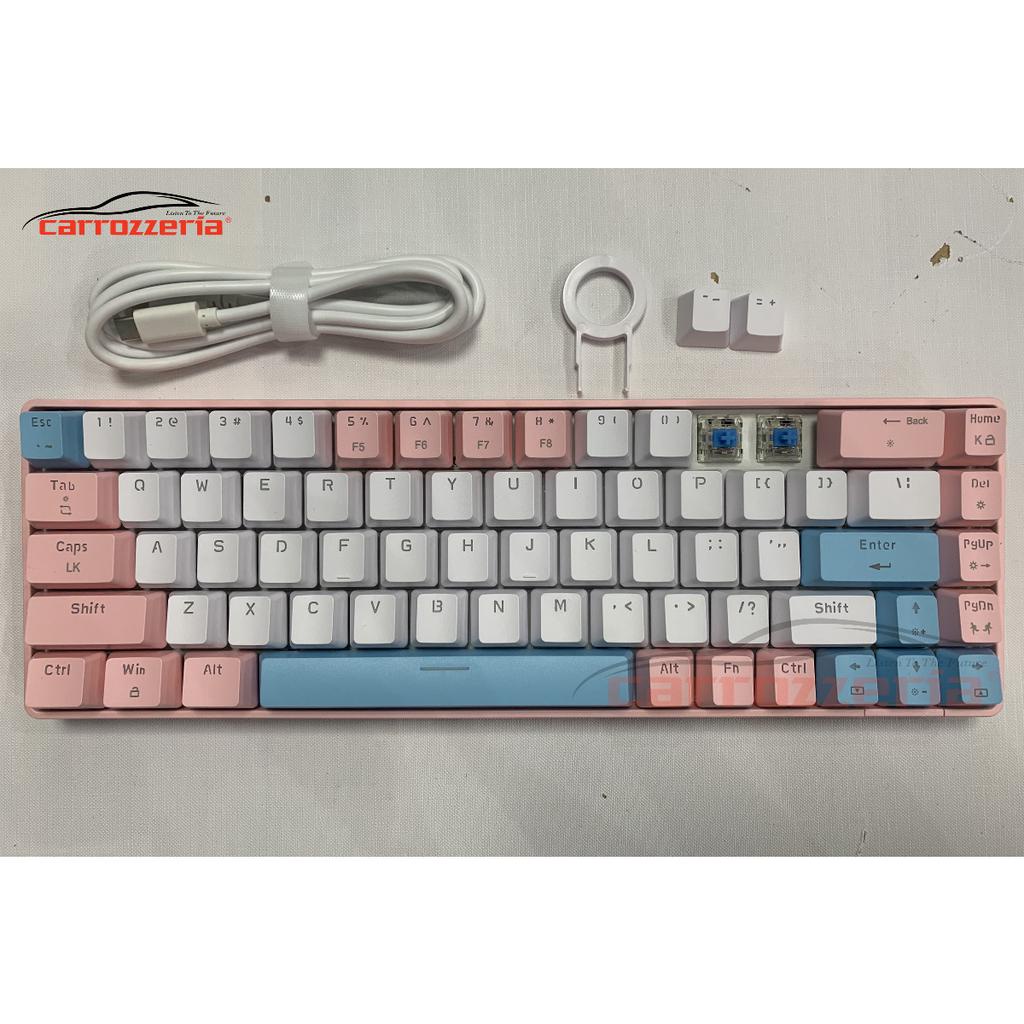 Bàn Phím Cơ Mini ZiYou Lang T8 Có Đèn RGB 68 Phím Có Dây Type C Thích Hợp Cho Laptop PC Window ...