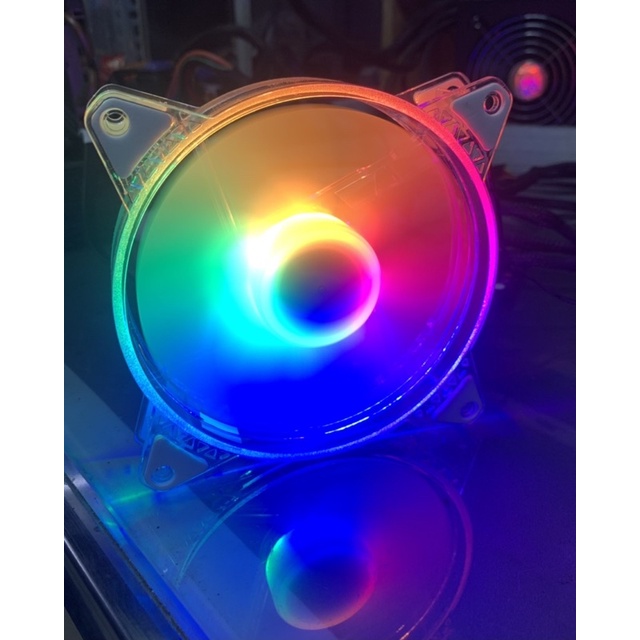 Quạt led máy tính, rgb Coolmon K9 (auto, không dùng hub) | Shopee Việt Nam