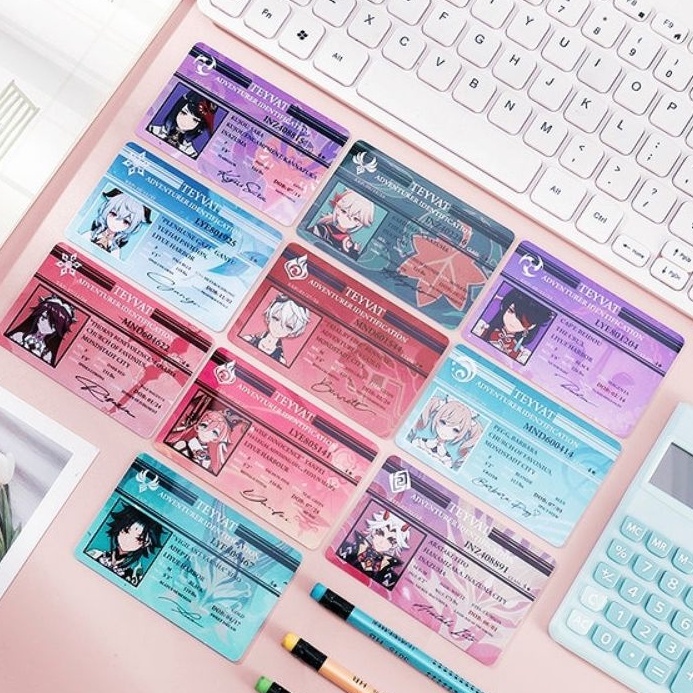 [FULL NHÂN VẬT] Ảnh ID card danh thiếp Genshin Impact | Shopee Việt Nam